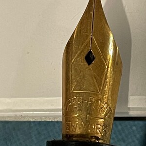 1940's Majestic Gray Tortoise Shell Pen Set Super Point New York in Box ...