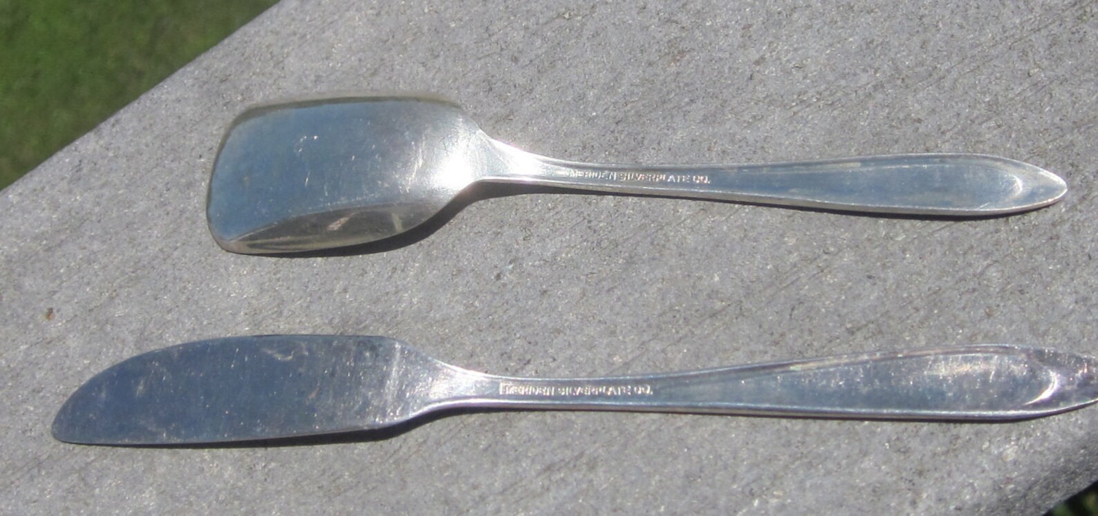 Meridian Silverplate Bon Bon Spoon and Butter Knife | Etsy