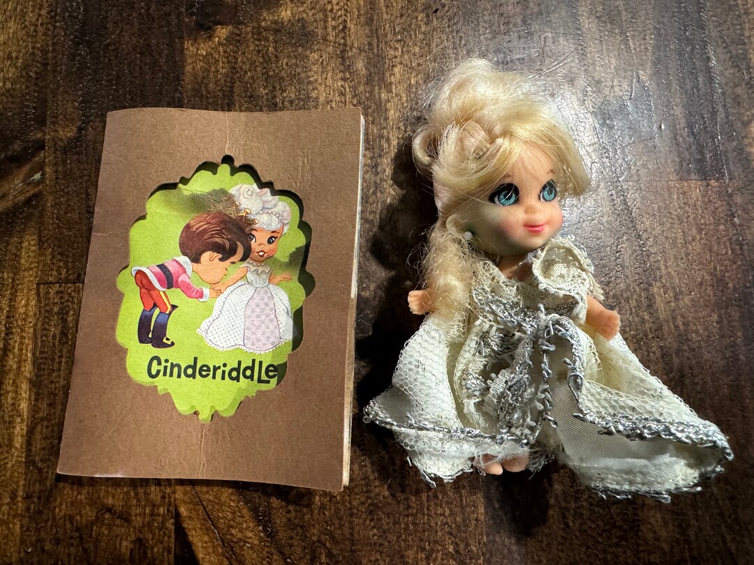 1965 Liddle Kiddle Cinderella Doll Book Rags to Riches Outfit - Etsy