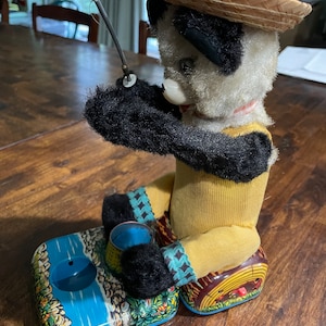 1960s Alps Japan Fishing Panda Tin Litho Battery Operated Toy - Etsy