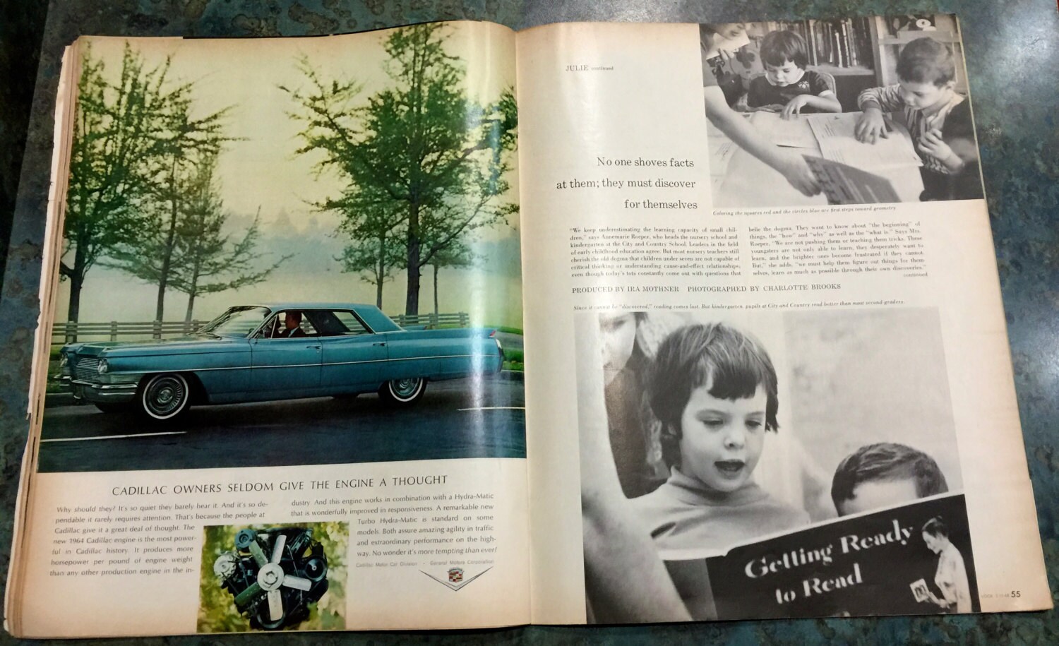 March 10th 1964 Look Magazine the Johnsons in the White - Etsy