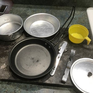 Girls Scout Mess Cooking Meal Kit With Utensils - Etsy