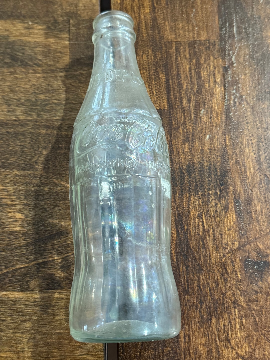 1961 Clear Coca Cola 10 Oz Bottle 8 Inches Tall - Etsy