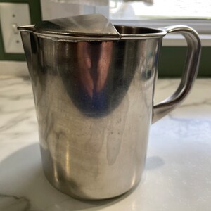 1950's Heavy Aluminum Restaurant Water Pitcher - Etsy