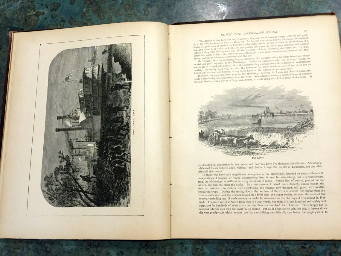 1883 America Illustrated Engravings by J. David Williams | Etsy