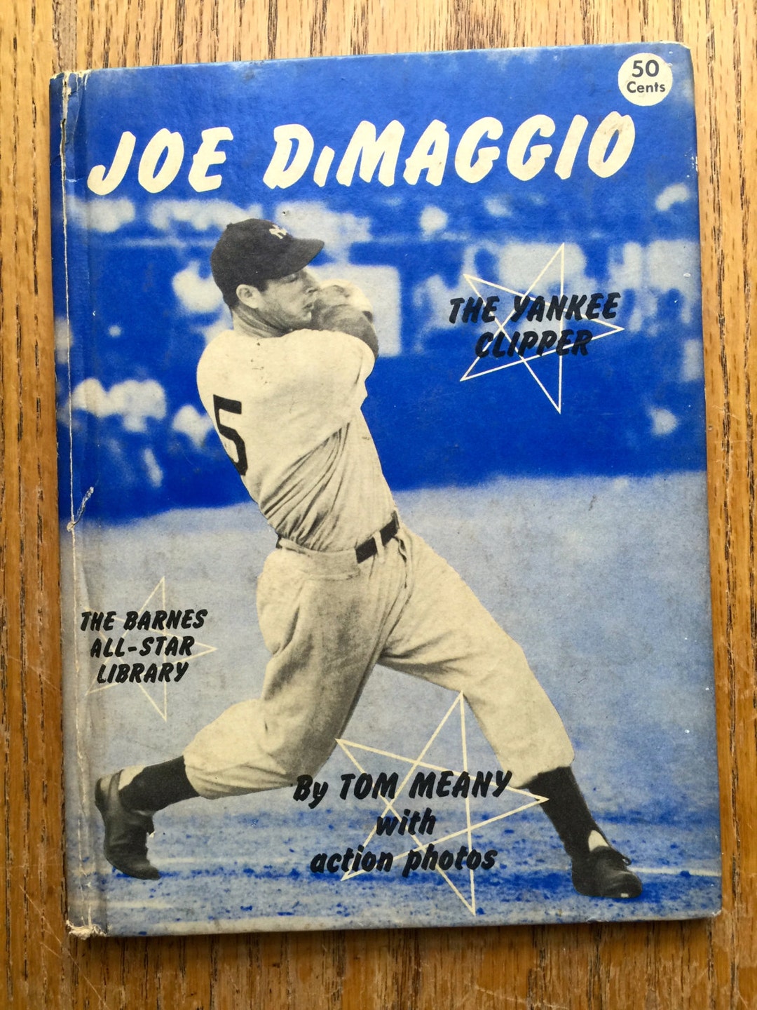 Joe Dimaggio 1950-51 Barnes All Star Library Hardcover Book - Etsy
