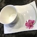 Vintage Royal Elfreda Fine Porcelain Unusual Pink Poppy Tea Cup & Snack ...