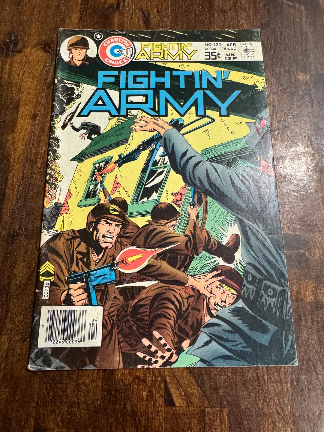 April 1978 Fightin Army Charlton Comic No 132 Vol 10 - Etsy