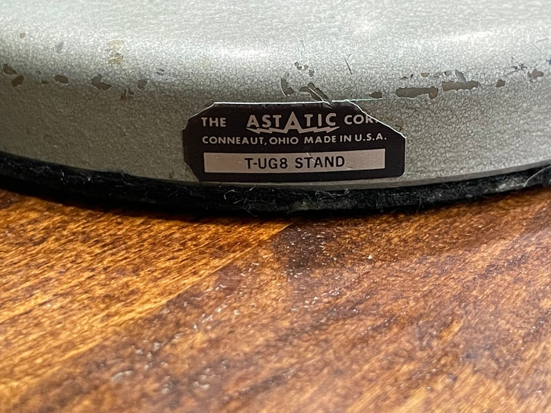 1960's Astatic Corp. Lollipop Microphone Model D-104 for Ham CB Radio ...