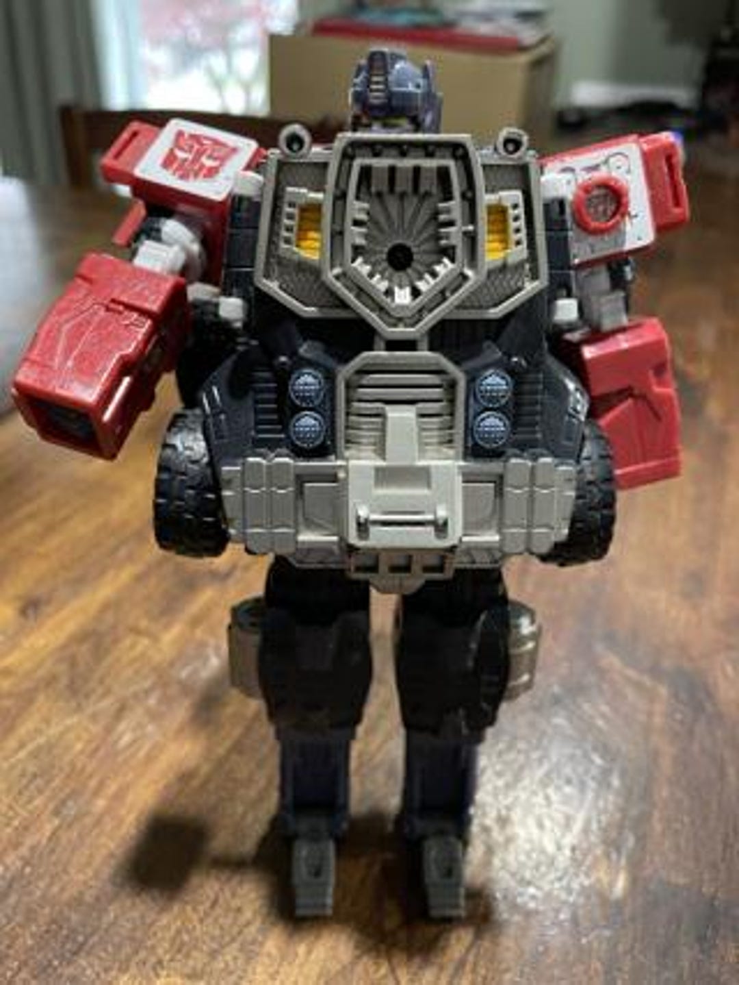 Vintage 2000 Era Transformer Red, Blue, Black and White Takara ...