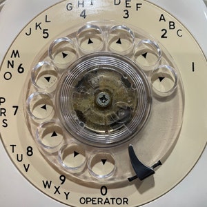 1982 Automatic Electric White Rotary Telephone - Etsy