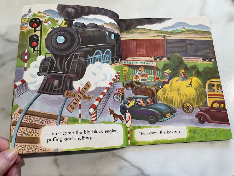 1953 the Little Red Caboose Little Golden Book A 1st Edition - Etsy