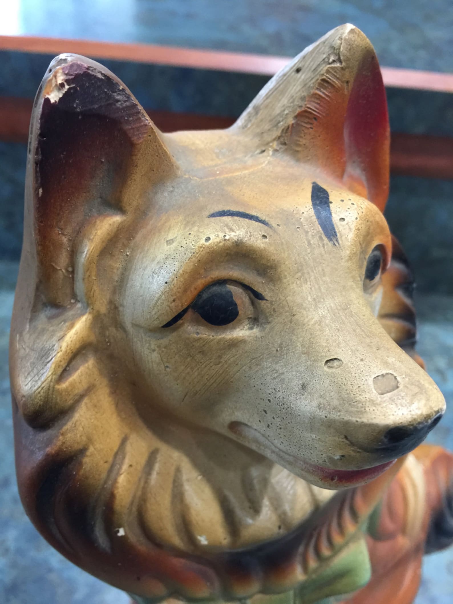 Carnival Chalk Dog Bank 1950 Era Rare "lassie Collie" - Etsy