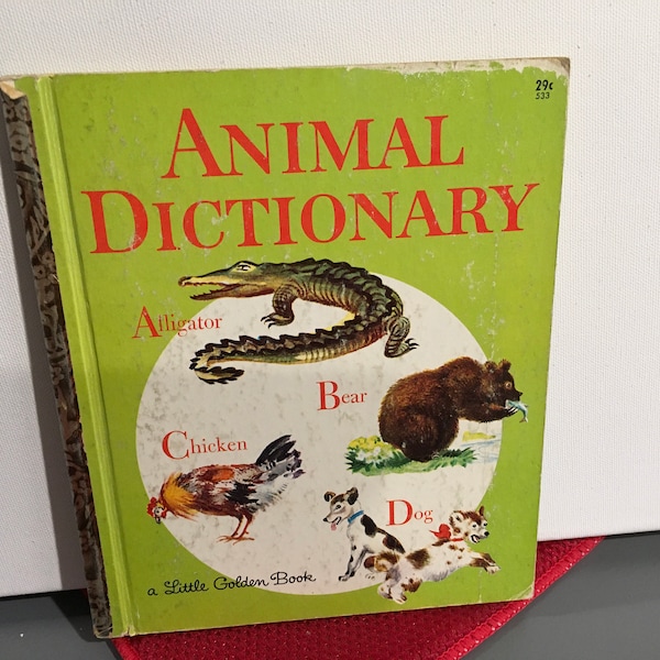 Animal Dictionary - Etsy