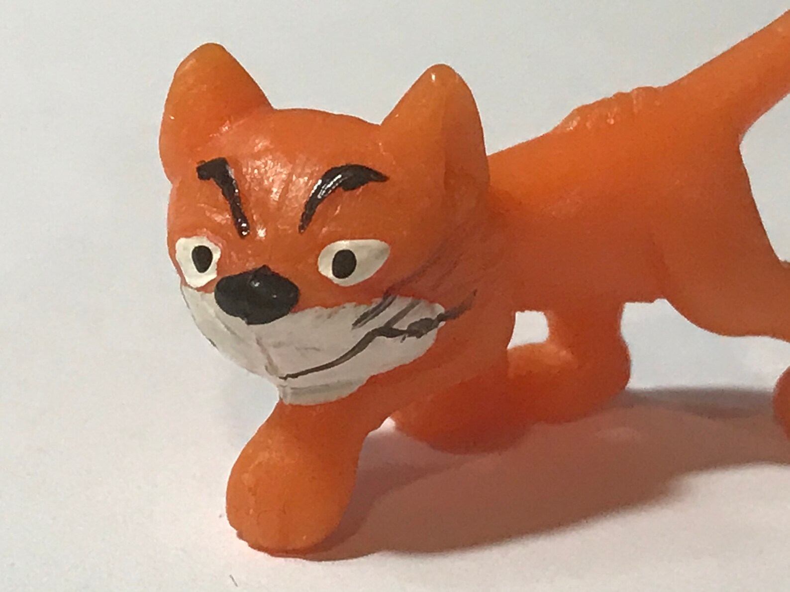 Gargamel's Cat Azrael With Cut Out Ear PVC Toy Figurine - Etsy