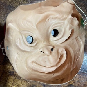 1950's Rubber Face Monkey Halloween Mask - Etsy