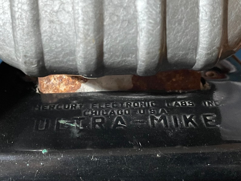 1950's Rare Ultra-mike Microphone Mercury Electronic Laboratories of ...