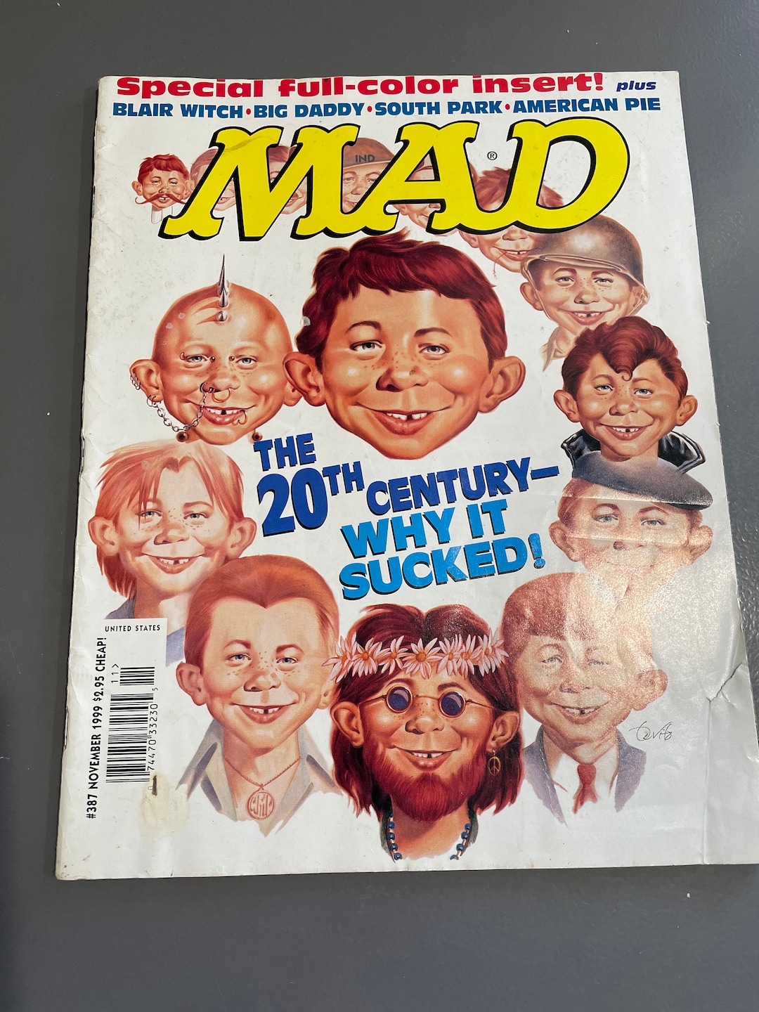 November 1999 Mad Magazine the 20th Century Why It Sucked ! - Etsy