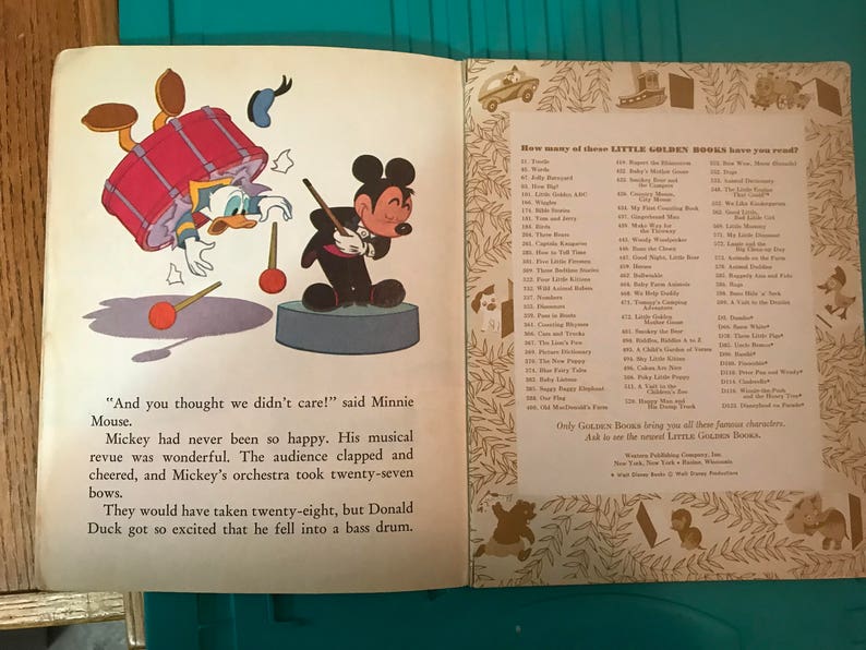 1971 Surprise for Mickey Mouse A Little Golden Book - Etsy
