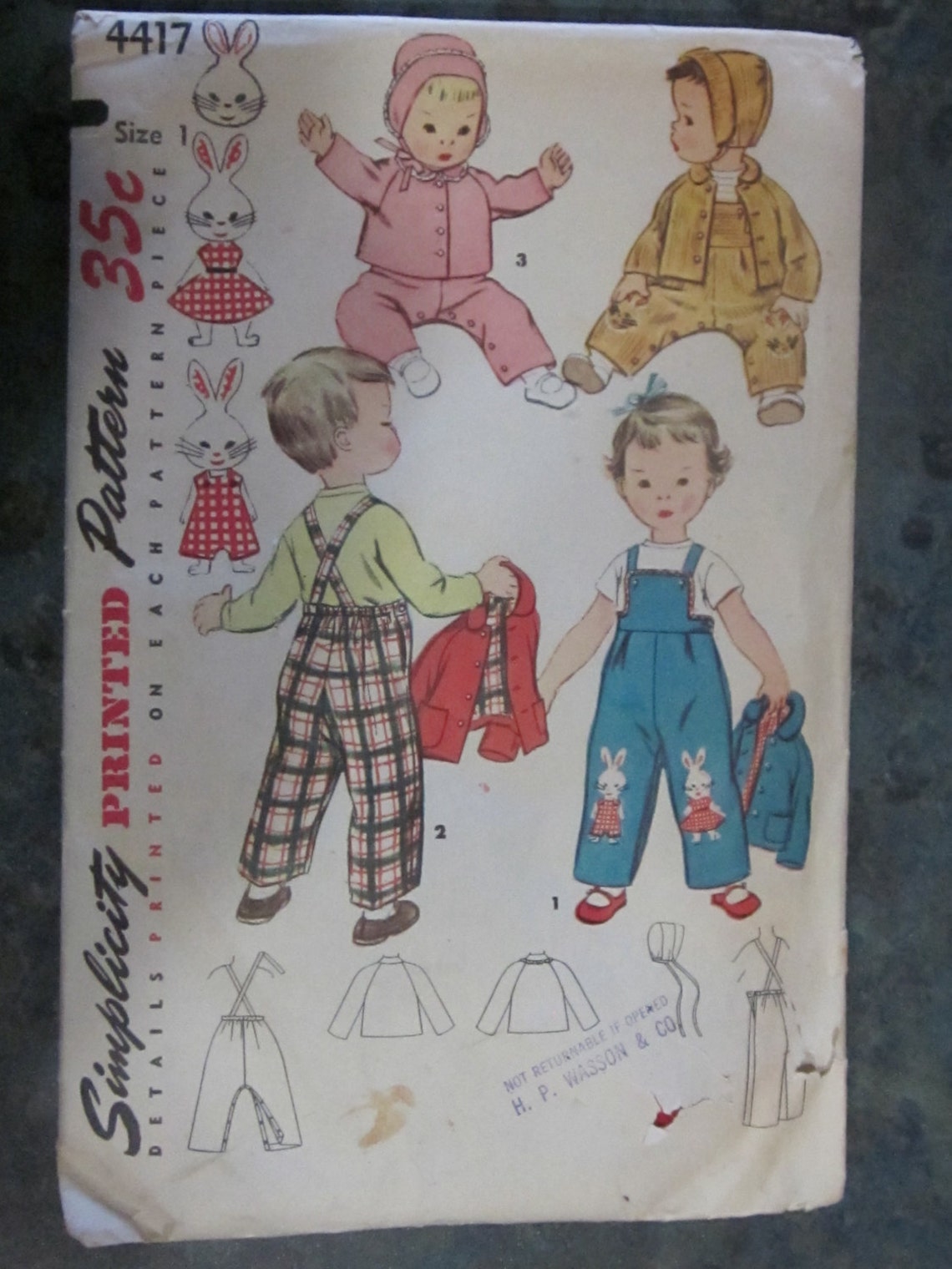 2 Vintage Advance & Simplicity Patterns for Toddlers 1950 Era | Etsy