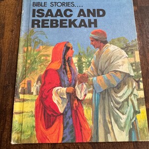 1985 Isaac and Rebekah Bible Story Hardback - Etsy