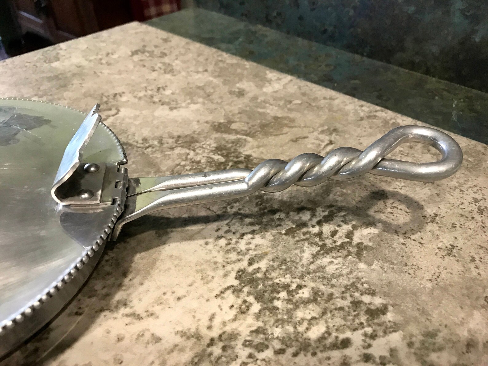 Vintage B W Buenilum Hand Wrought Aluminum Silent Butler With Lid 1950 ...