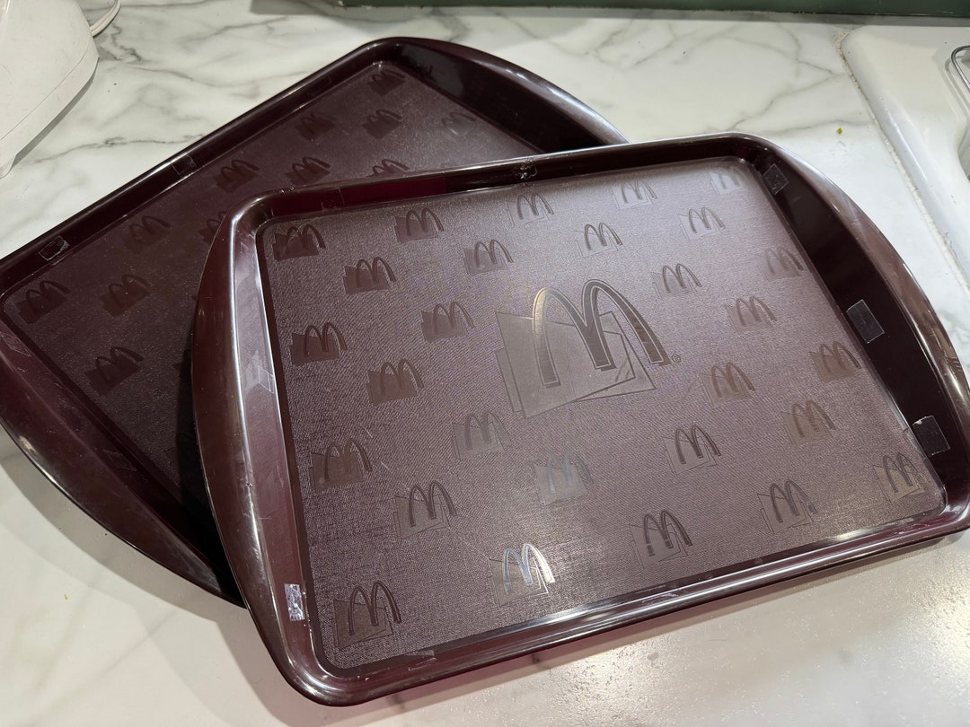 1990's Mcdonalds Restaurant Brown Serving Tray Qty of 2 - Etsy