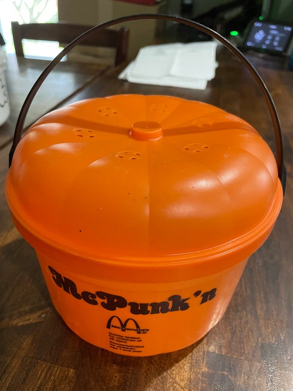 1986 McDonalds McPunk'n Halloween Bucket - Gem