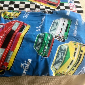 Rare Vintage 1970's Nascar Racing 3pc Full Bedding Sheet Set Flat ...