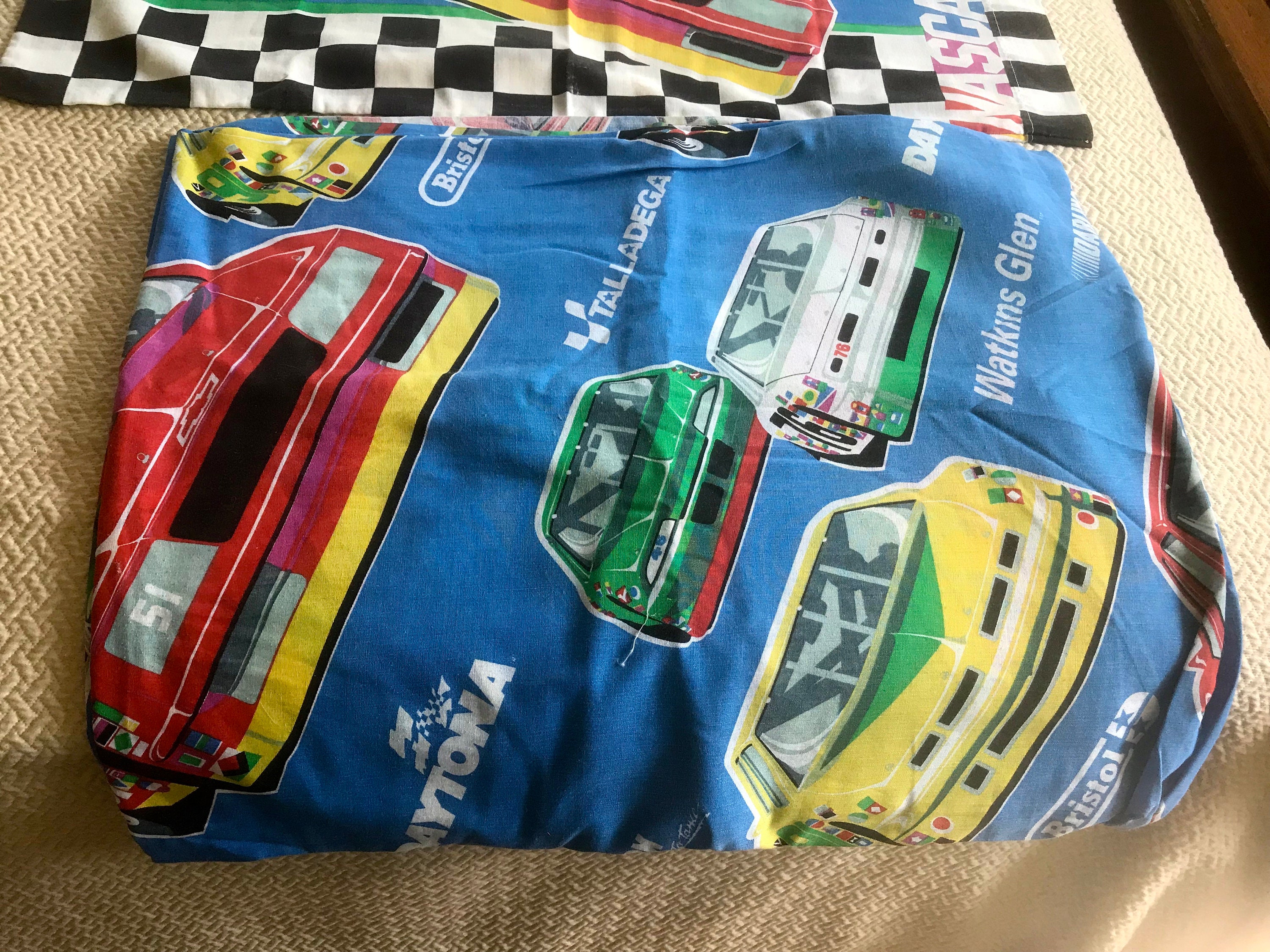 Rare Vintage 1970's Nascar Racing 3pc Full Bedding Sheet | Etsy