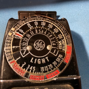 1950's Bakelite General Electric GE Early Light Exposure Meter Moder ...