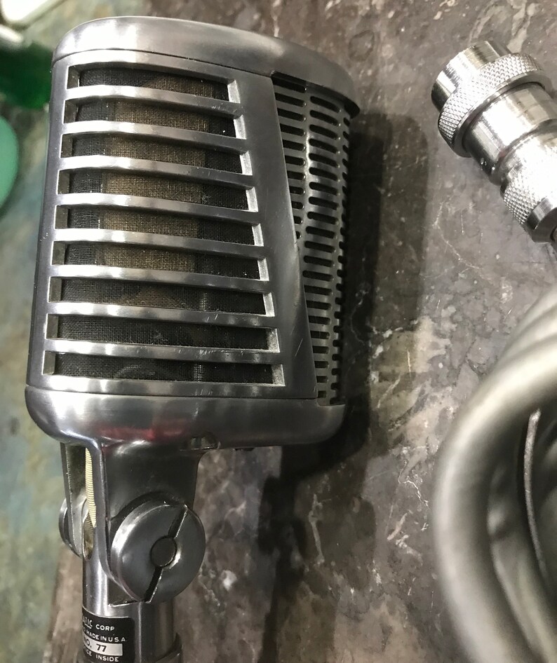 Vintage 1950's Astatic Microphone Model No. 77 with 3 | Etsy