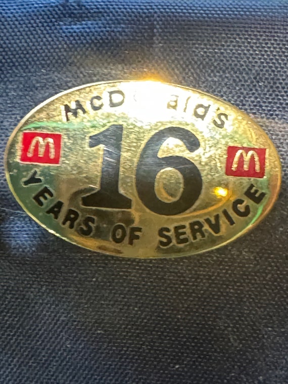 1970's Rare McDonalds 16 Years Service McDonalds Empl… - Gem
