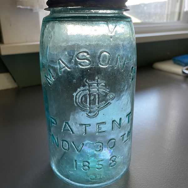 Rare Mason Jar - Etsy