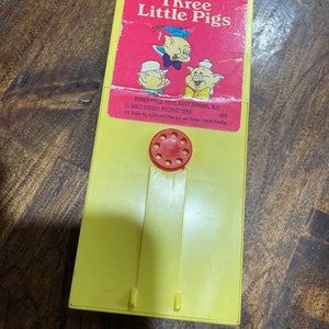 1970s Fisher Price "three Little Pigs" Movie Cartridge - Etsy
