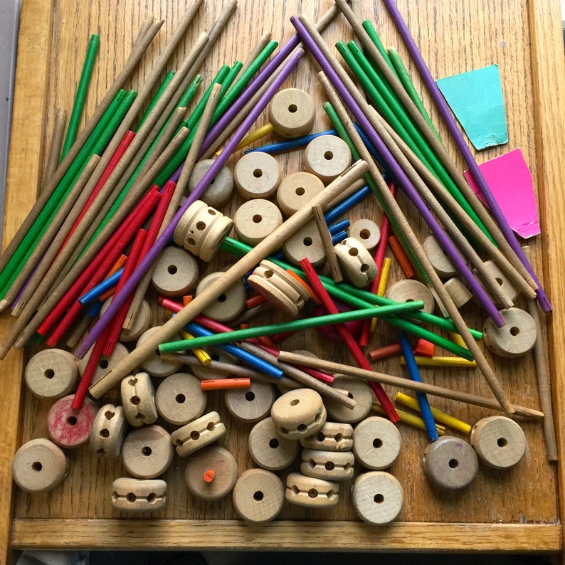 Antique 1959 Era Electric Tinkertoy Set - Etsy