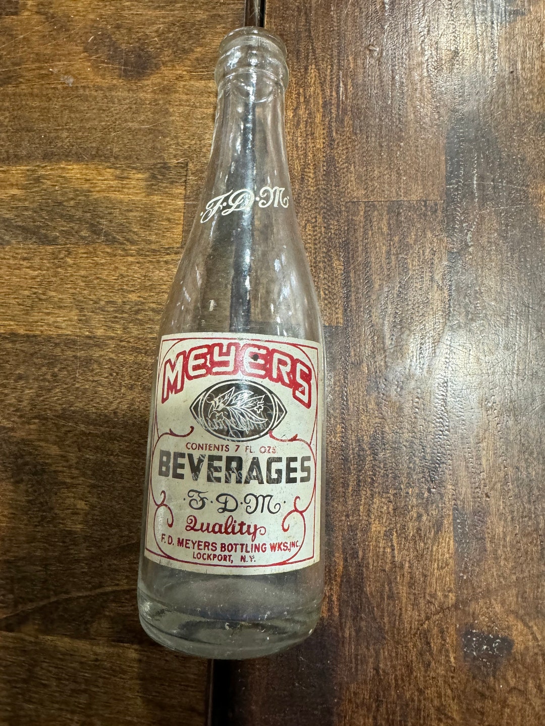 Rare 1940's Meyers Beverages FDM Quality Pop Bottle - Etsy
