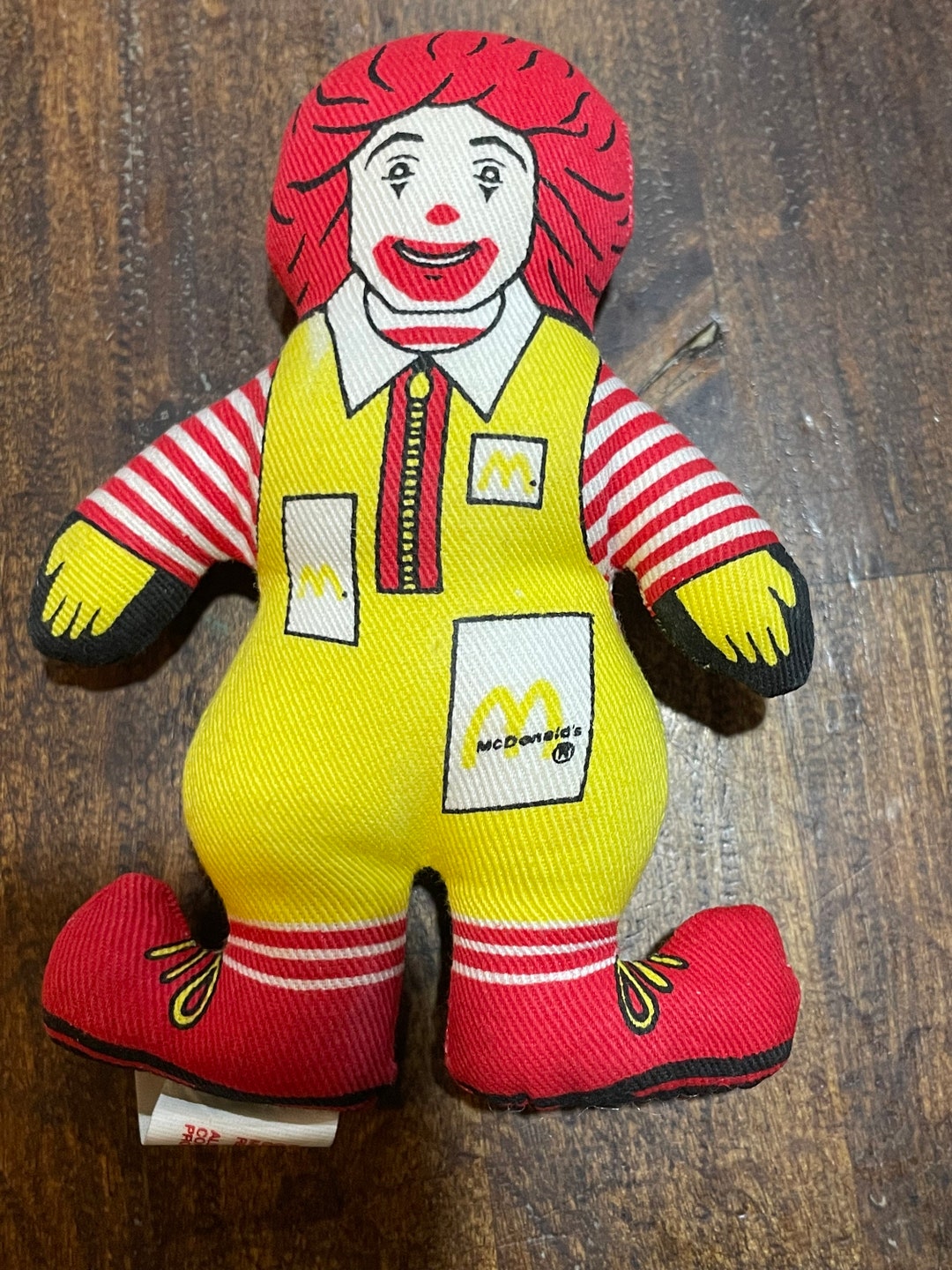 1984 Ronald Mcdonald 5 Inch Cloth Plush Doll - Etsy