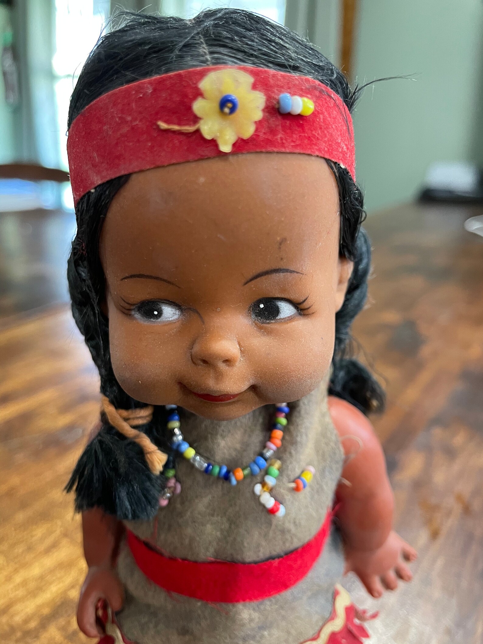 1950's 8 Inch Native American Indian Rubber Head Doll - Etsy
