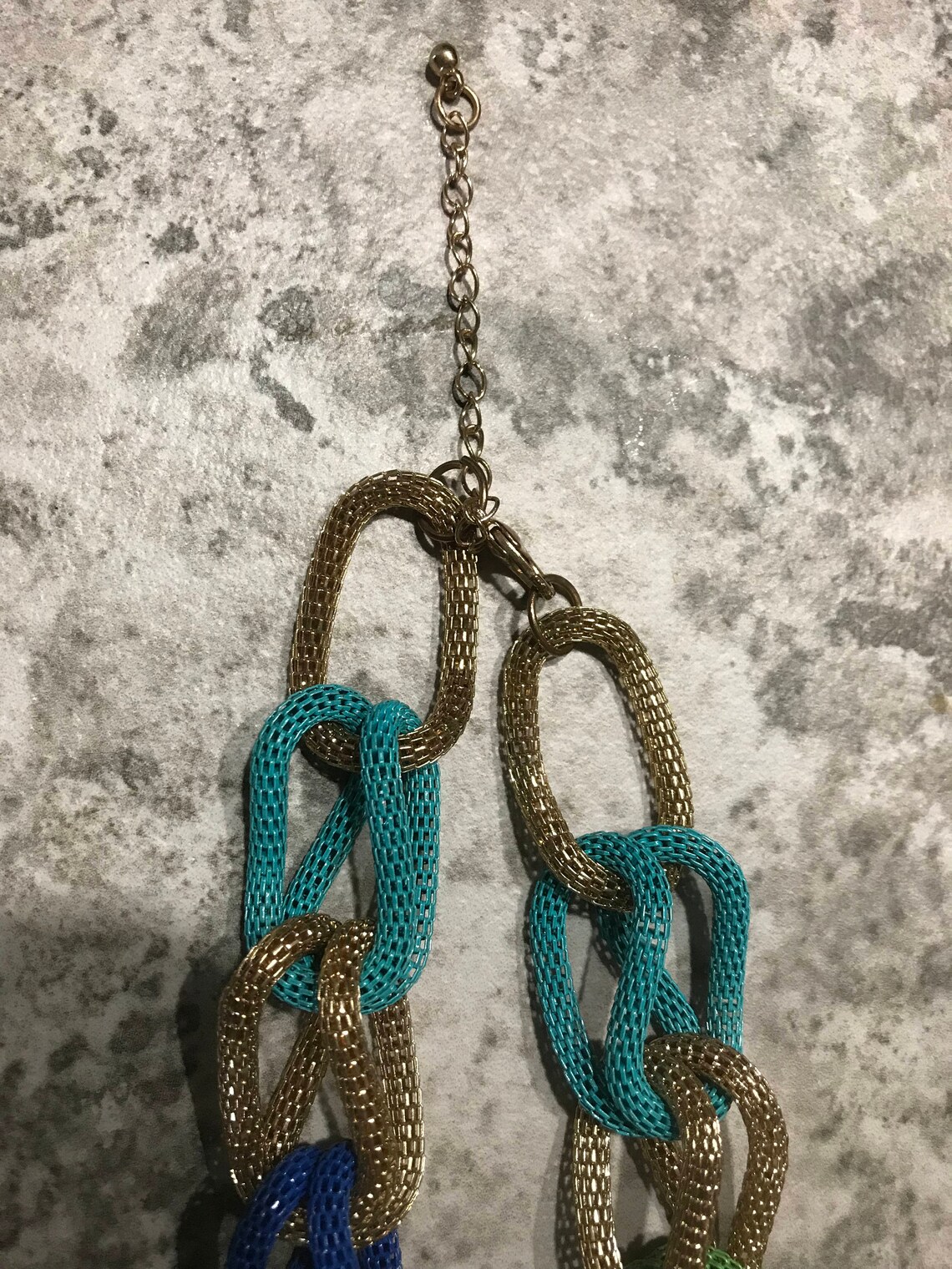 Vintage 5 Colors Round Metal Mesh Rope Entwined Necklace 20 - Etsy