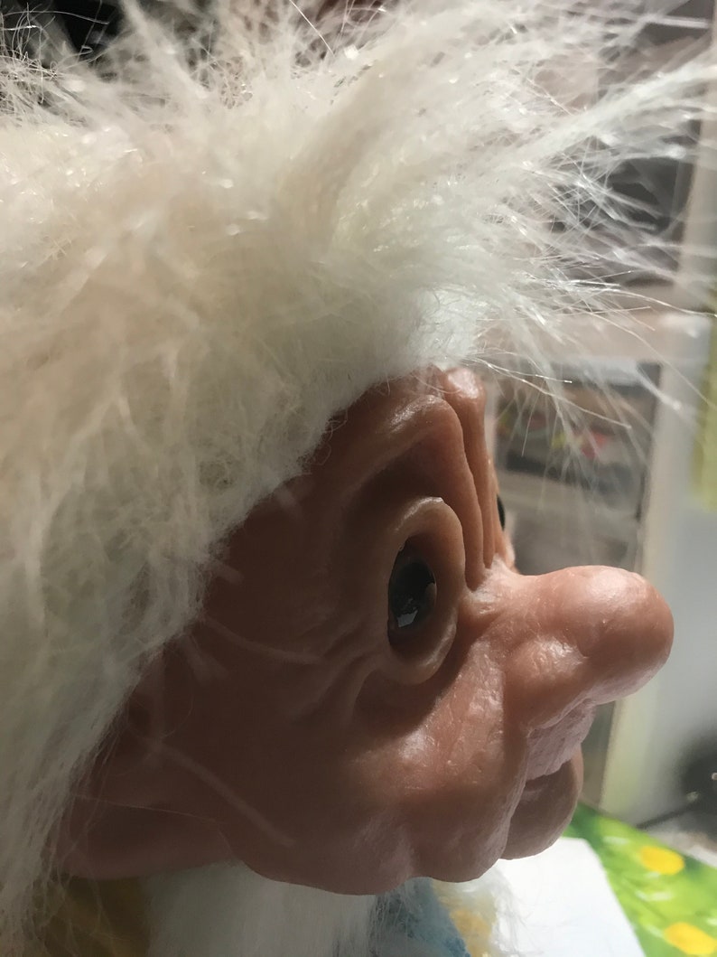 Vintage HTF 1977 Thomas Dam Grandpa Troll 14 Inches | Etsy