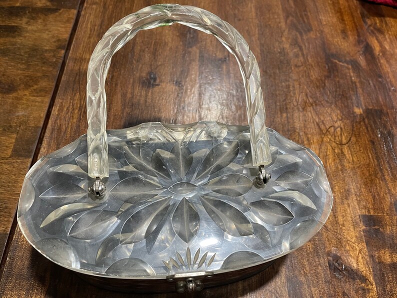 1950's Charles Kahn Lucite Purse - Etsy