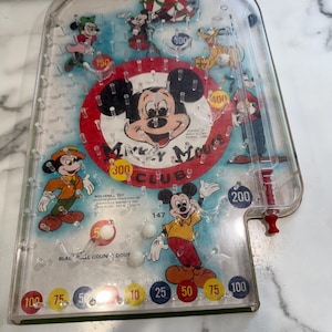 Vtg Wolverine Mickey Mouse Pinball Tin Litho Game - Etsy