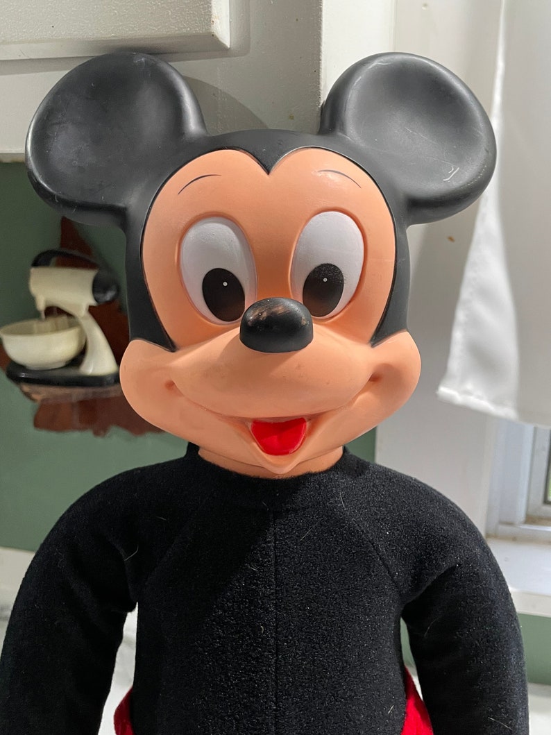1970's Walking Mickey Mouse 19 1/2 Inches - Etsy