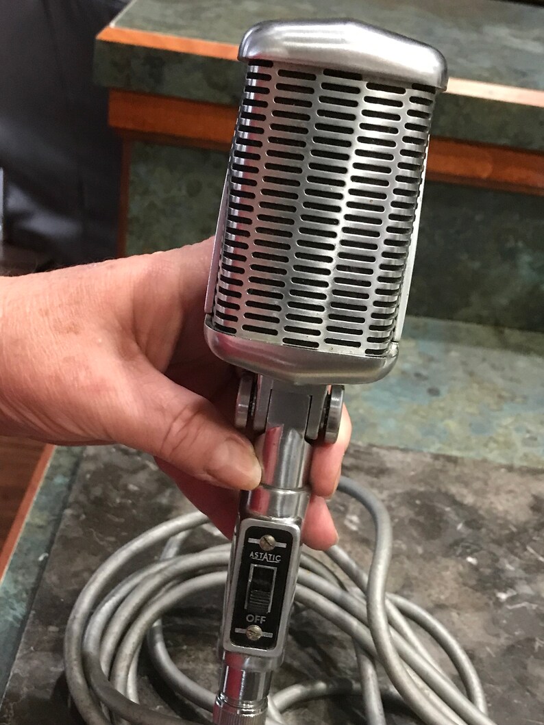 Vintage 1950's Astatic Microphone Model No. 77 with 3 | Etsy
