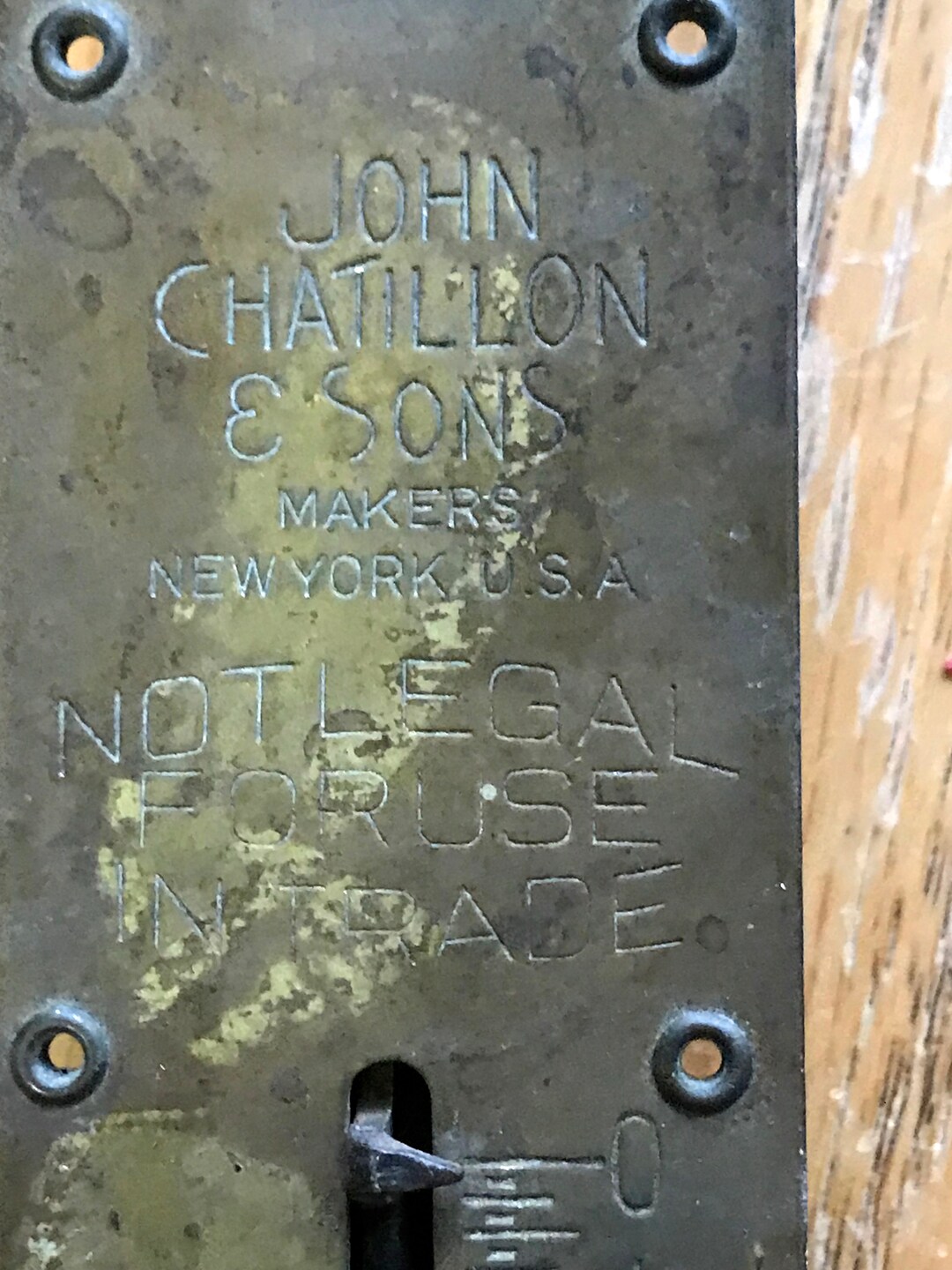 Vintage John Chatillon & Sons Spring Weight Scale 25 Lbs - Etsy