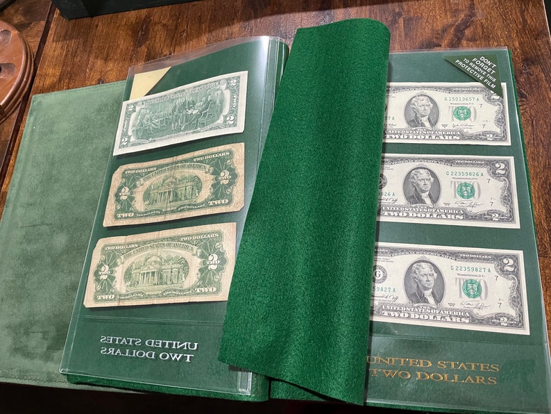 Leather Monetary Exchange Ledger in Original Box - Etsy