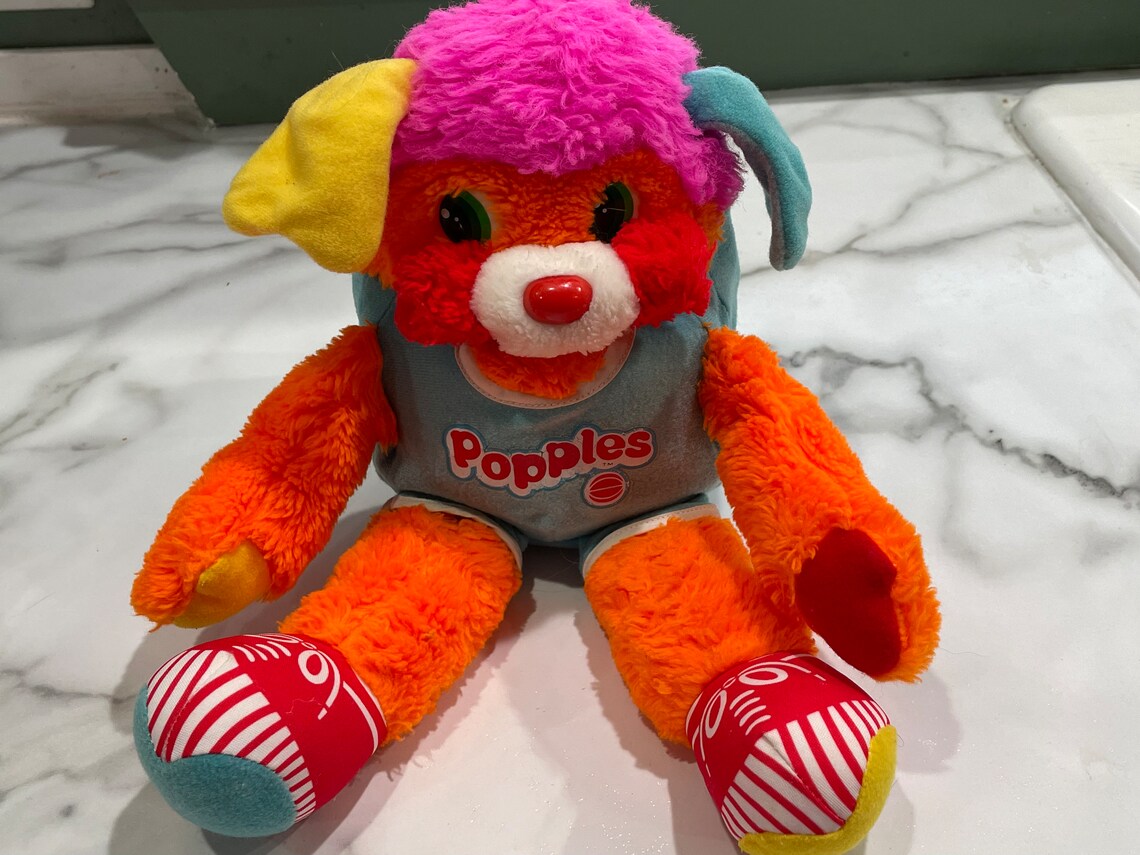 Original 1986 Popple Plush Basketball Ball 12 1/2 Inch B - Etsy