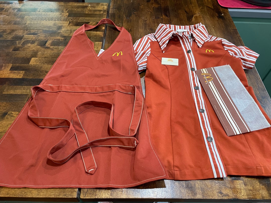 1976 Rare Mcdonalds Employee Uniform - Etsy