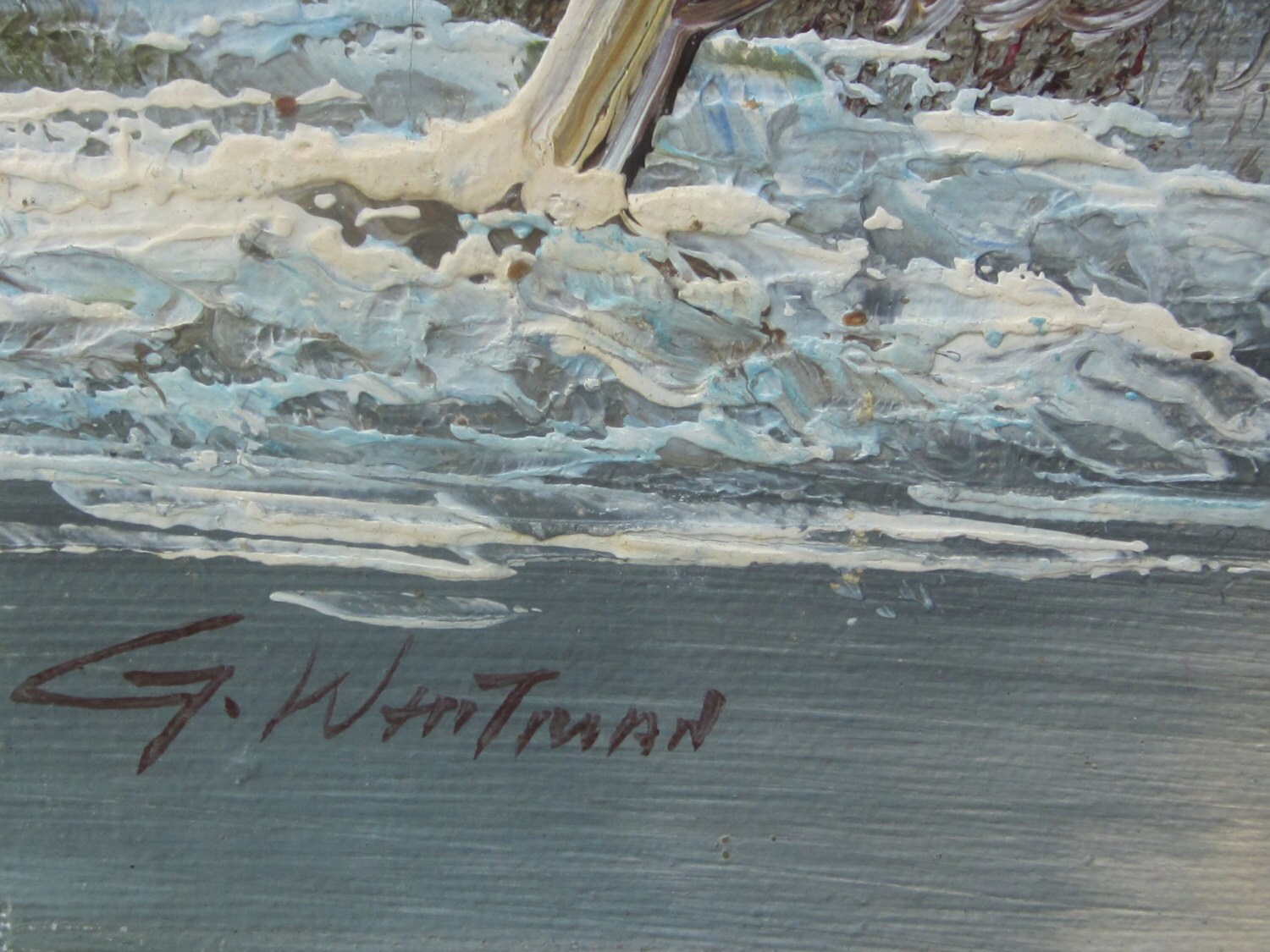 Mt Carmel California G Whitman Original Oil Painting Early - Etsy